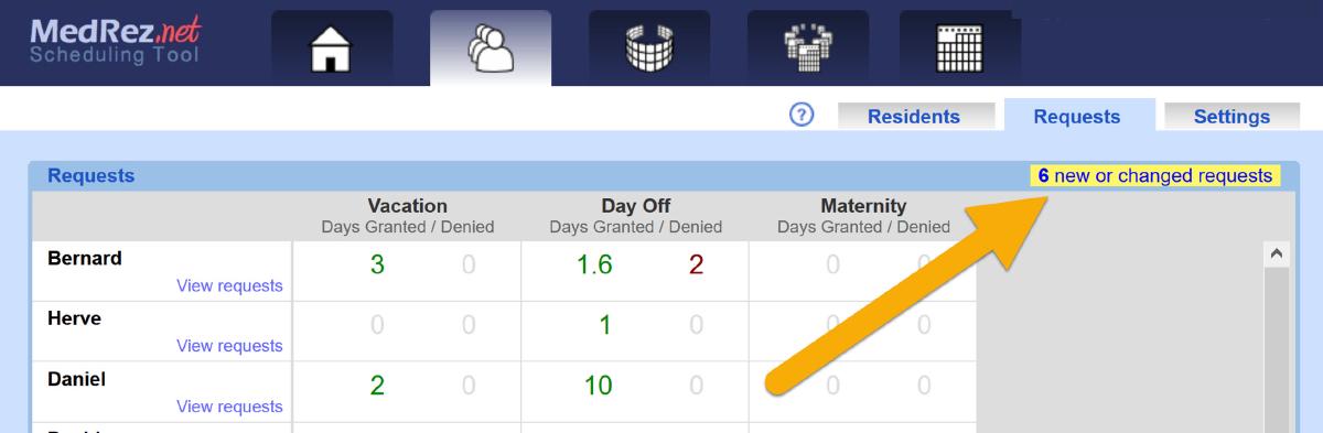 MedRez.net Scheduling Tool Documentation